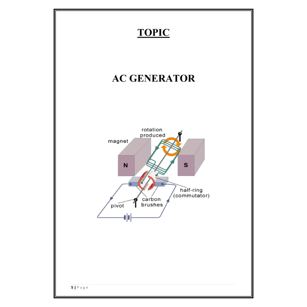 AC Generator Project PDF - Knowledge Cycle PDF