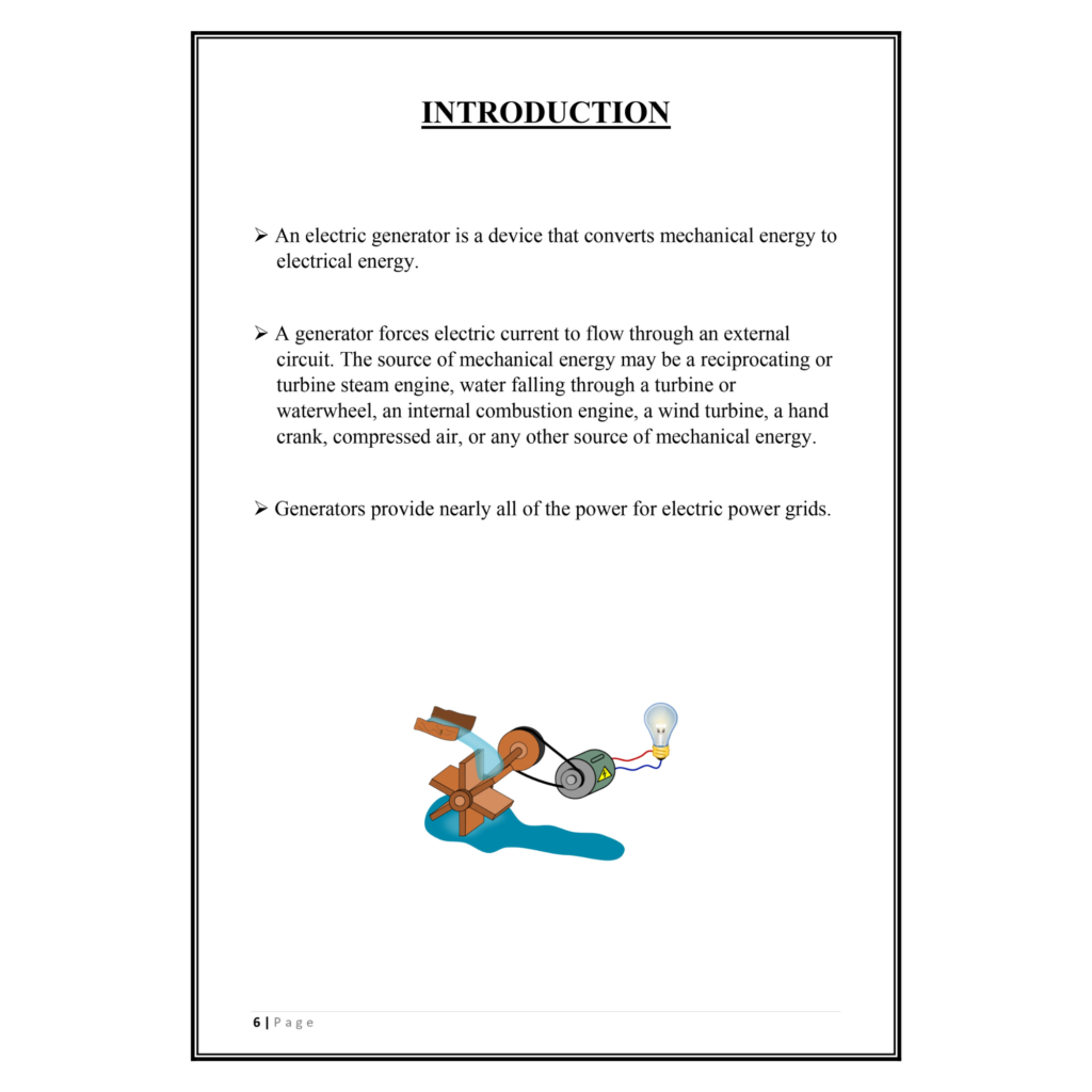 AC Generator Project PDF - Knowledge Cycle PDF