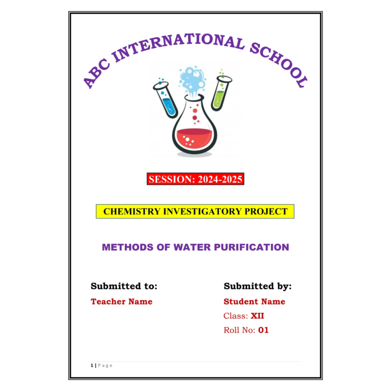 Methods of Water Purification Project PDF - Knowledge Cycle PDF