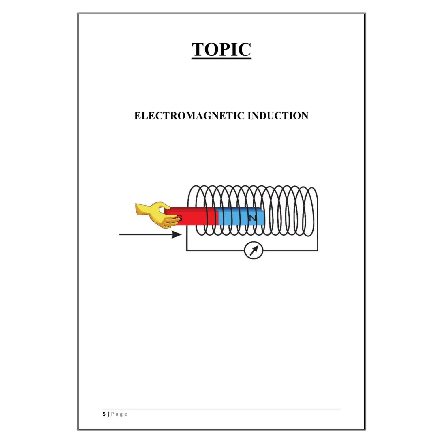 Electromagnetic Induction Project PDF - Knowledge Cycle PDF