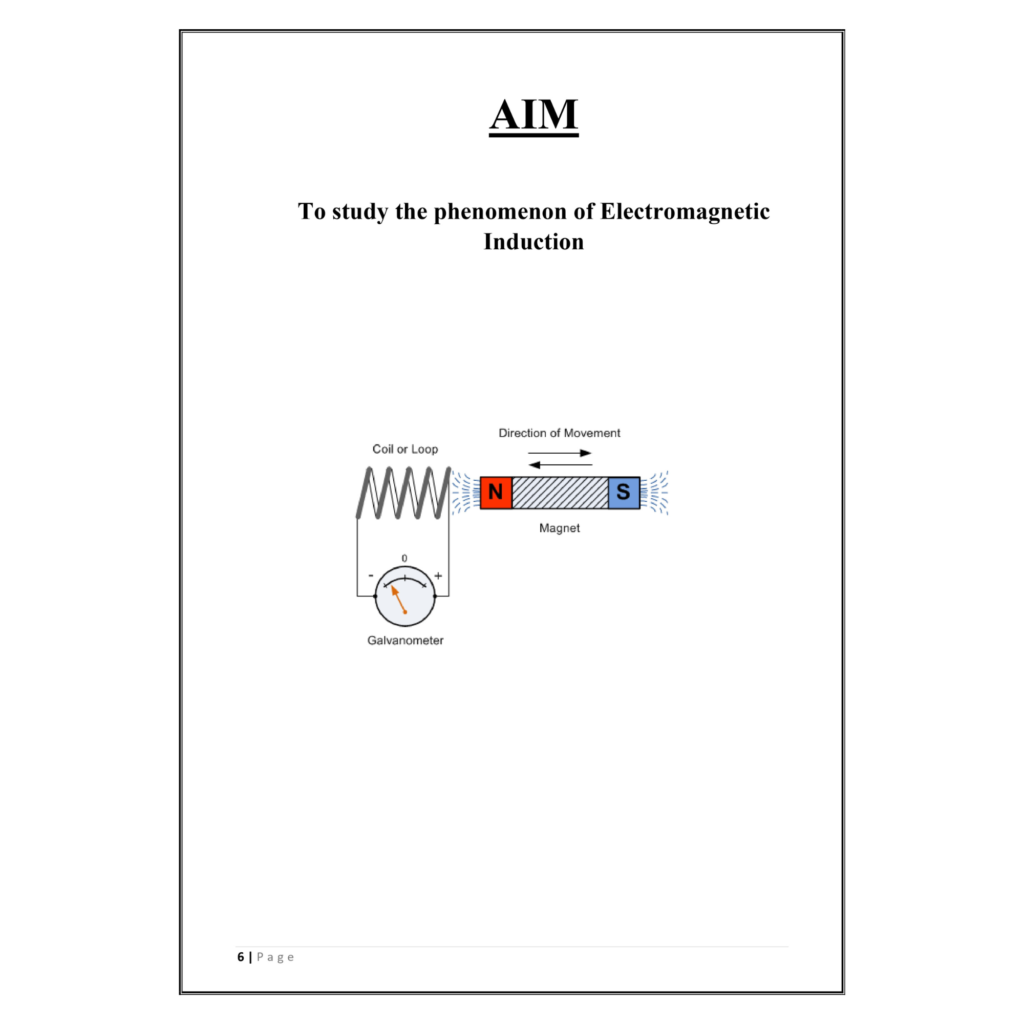 Electromagnetic Induction Project PDF - Knowledge Cycle Store